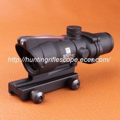 Trijicon ACOG 4X32 Fiber Source Red Illuminated Scope black color Tactical Hunting Riflescope