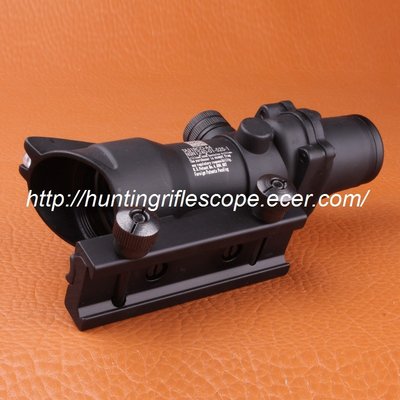 Trijicon ACOG 4X32 Fiber Source Red Illuminated Scope black color Tactical Hunting Riflescope