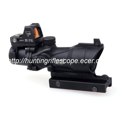 Tactical Trijicon ACOG 4x32 with Red Dot Sights 20mm Rail Mounts Hunting Rifle Scope