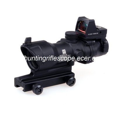 Tactical Trijicon ACOG 4x32 with Red Dot Sights 20mm Rail Mounts Hunting Rifle Scope