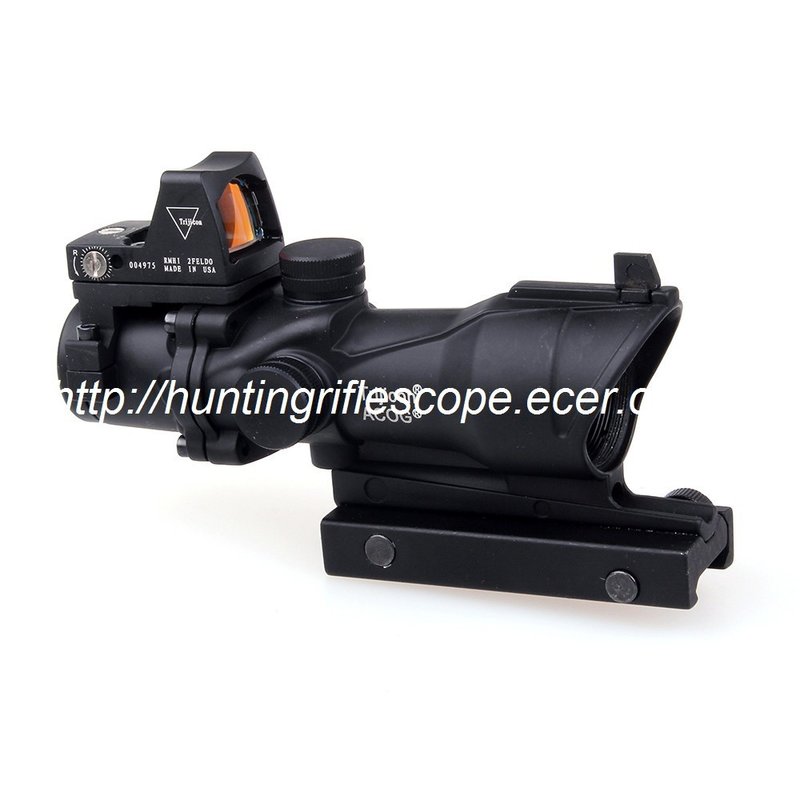 Tactical Trijicon ACOG 4x32 with Red Dot Sights 20mm Rail Mounts Hunting Rifle Scope