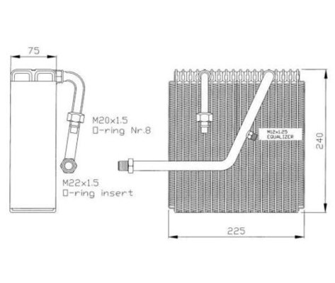 Auto AC Evaporator Fits Isuzu Rodeo 93-97 Trooper 91-97,Isuzu Rodeo Auto AC Evaporator