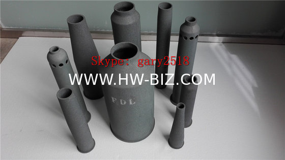 RSIC Burner Nozzle SiC burner Tube ( SiSiC burner lance ) Silicon Carbide flame tubes with 1650℃ working temp