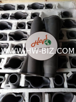 SiSiC silicon carbide flame tube / burner Cone RBSiC burner nozzles ( Reaction Bonded SiC Ceramic )