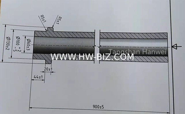 Silicon Nitride Riser Tubes with Si3N4-SiC Ceramic for Aluminum car wheel Low Pressure Die Casting Machine Parts