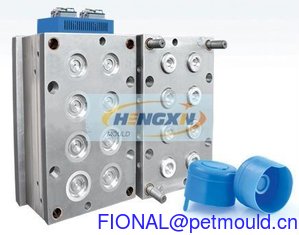 China 8 cavity hot runner 5 gallon cap mould for 20L water bottle cap supplier