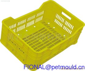 China Plastic Injection Oval PP Commodity Fruit Basket Mould supplier