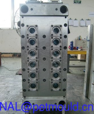 12 cavity valve gate preform mould for 5L Edible oil bottle preforms supplier