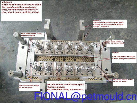 12 cavity valve gate preform mould for 5L Edible oil bottle preforms supplier