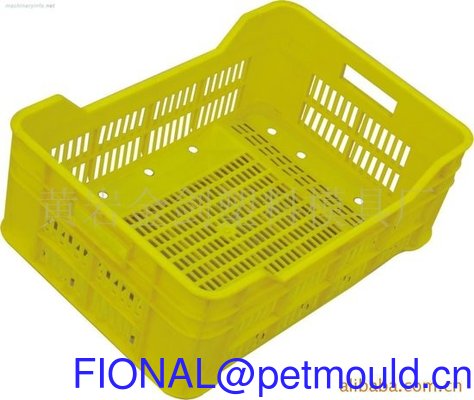 Plastic Injection Oval PP Commodity Fruit Basket Mould supplier