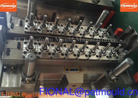 16 cavity pin valve shut off nozzle hot runner PET preform Mould supplier