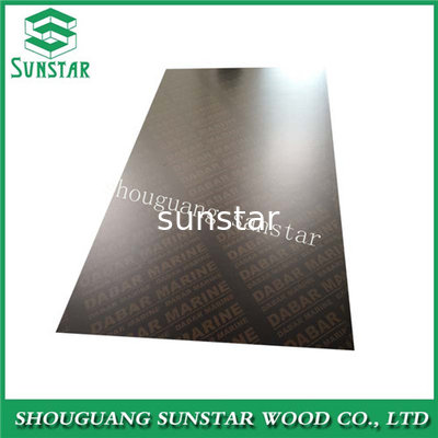 12mm-18mm WBP Glue Black Brown Film Faced Plywood Full Piece Core Finger Joint Core