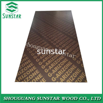 12mm-18mm WBP Glue Black Brown Film Faced Plywood Full Piece Core Finger Joint Core