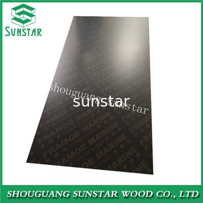 12mm-18mm WBP Glue Black Brown Film Faced Plywood Full Piece Core Finger Joint Core