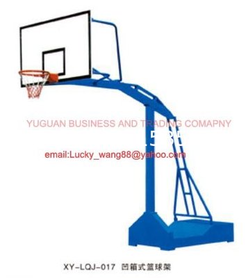 Concave box - type imitation hydraulic basketball stand indoor or outdoor type