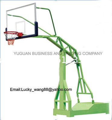 Concave box - type imitation hydraulic basketball stand indoor or outdoor type