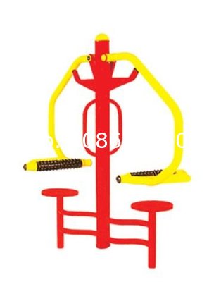 Double rod type friction back device for training the waist