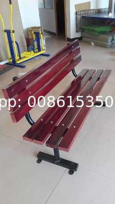 long chair for people to free in the park or distric wood and steel YGSP-077TJ