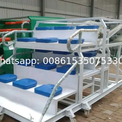Powdered painted Movabel Stadium steat with PVC seat YGSS-128TJ