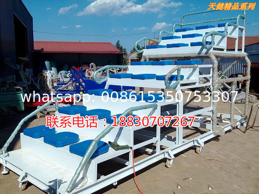 Powdered painted Movabel Stadium steat with PVC seat YGSS-128TJ