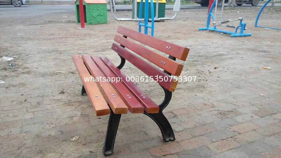 long chair for people to free in the park or distric wood and steel YGSP-077TJ