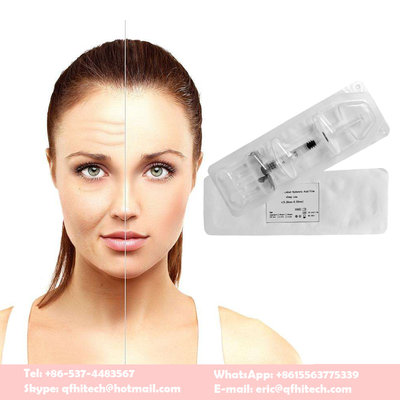 Sodium hyaluronate acid gel Dermal Filler Injectable Hyaluronic Acid 1ml 2ml DERM LINE for treatment wrinkles