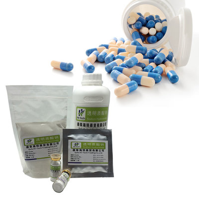 10g 100g bottle Factory Supply Purity 99% in Bulk Hi-Tech Food Grade Hyaluronic Acid Powder Raw materials