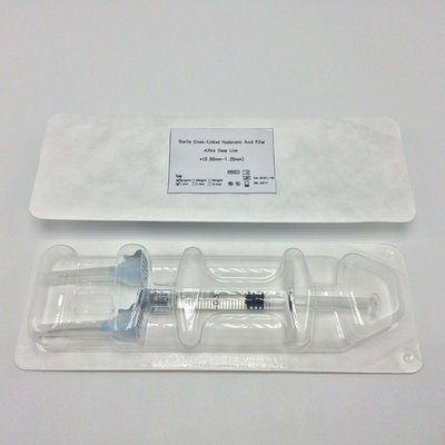 Syringe hyaluronic acid body filler injection of filler in the forehead 50 ml