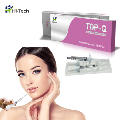 pure hyaluronic acid injectable fillerTOP-Q super derm line 2ml for Lip lines