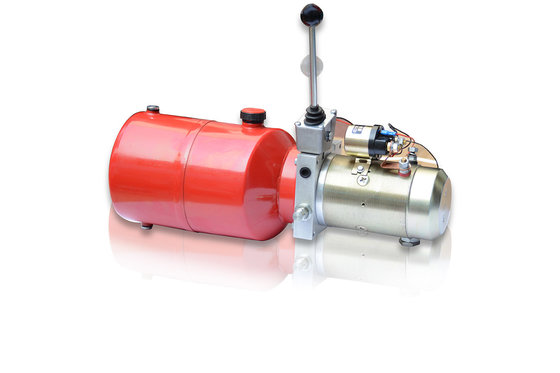12Volt DC Hydraulic Power Unit , Manual Electric Stacker 2 Hp Hydraulic Power Pack