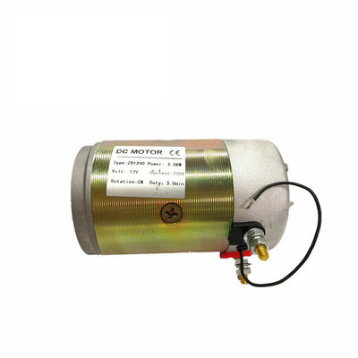 1600W Brushed Hydraulic DC Motor 12 V Golden Color 6N.M Torque For Tail Gate