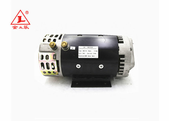 4.0KW Forklift DC Motor , 142mm O.D. Small 24 Volt Dc Motor With Slot Shaft