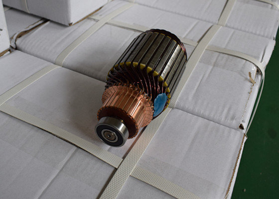 Copper Wire Starter Motor Armature , Dc Motor Armature With Commutator Rotor