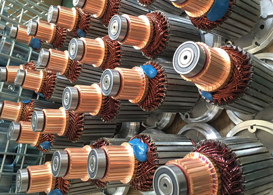 Copper Wire Starter Motor Armature , Dc Motor Armature With Commutator Rotor