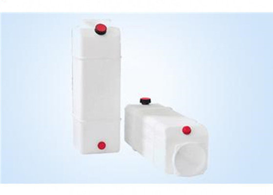 White Plastic Hydraulic Oil Tank Square 2 Gallon For Hydraulic Power Unit