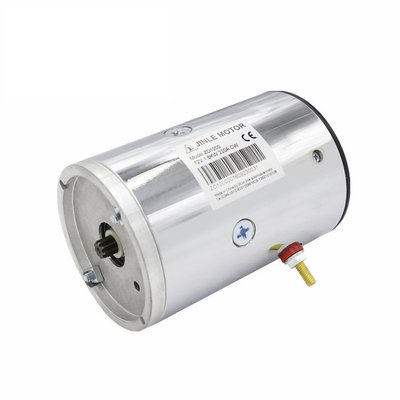 Cw Rotation Electric Hydraulic Motor Chorme Color 12V 1.6Kw 2500Rpm 114mm OD