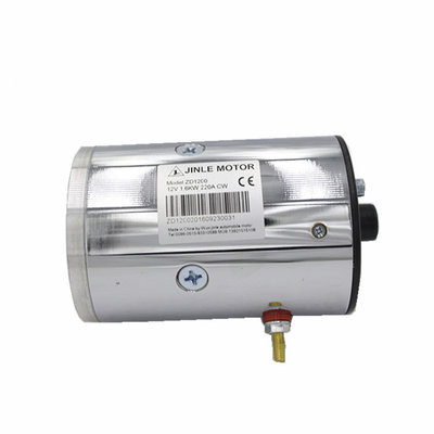 Cw Rotation Electric Hydraulic Motor Chorme Color 12V 1.6Kw 2500Rpm 114mm OD