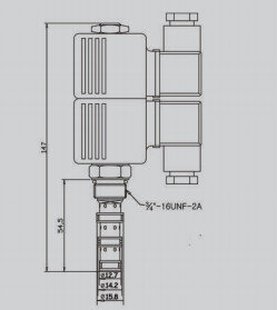 3600PSI Three Position 4 Way Hydraulic Directional Control Valve Solenoid Valve