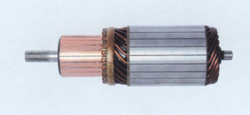 100% Copper Wire DC Motor Armature 24 Volt With Commutator Rotor