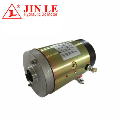 12VDC Hydraulic Series Wound Motor ZD1223 4.5'' 1.6KW For Electric Car