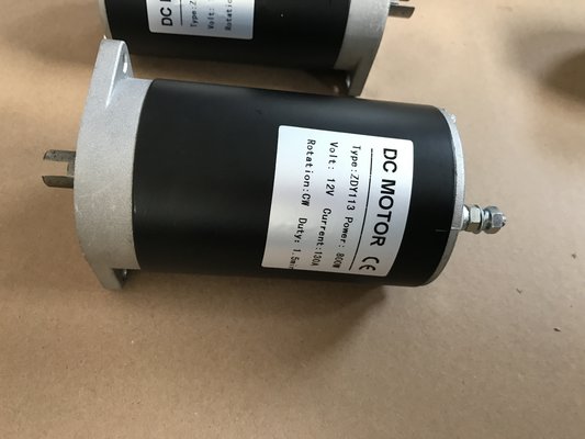 80mm OD Direct Drive Motor Electrical Hydraulic Black 800w 24 Volt 3650 RPM