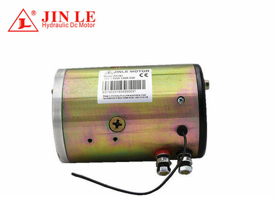 Nine Teeth Shaft Hydraulic DC Motor 12 V CW Rotation 1.6KW 2600RPM