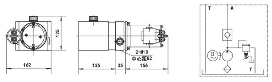 24v 0.5Kw 2000RPM Mini Power Units For Medical Care Equipment