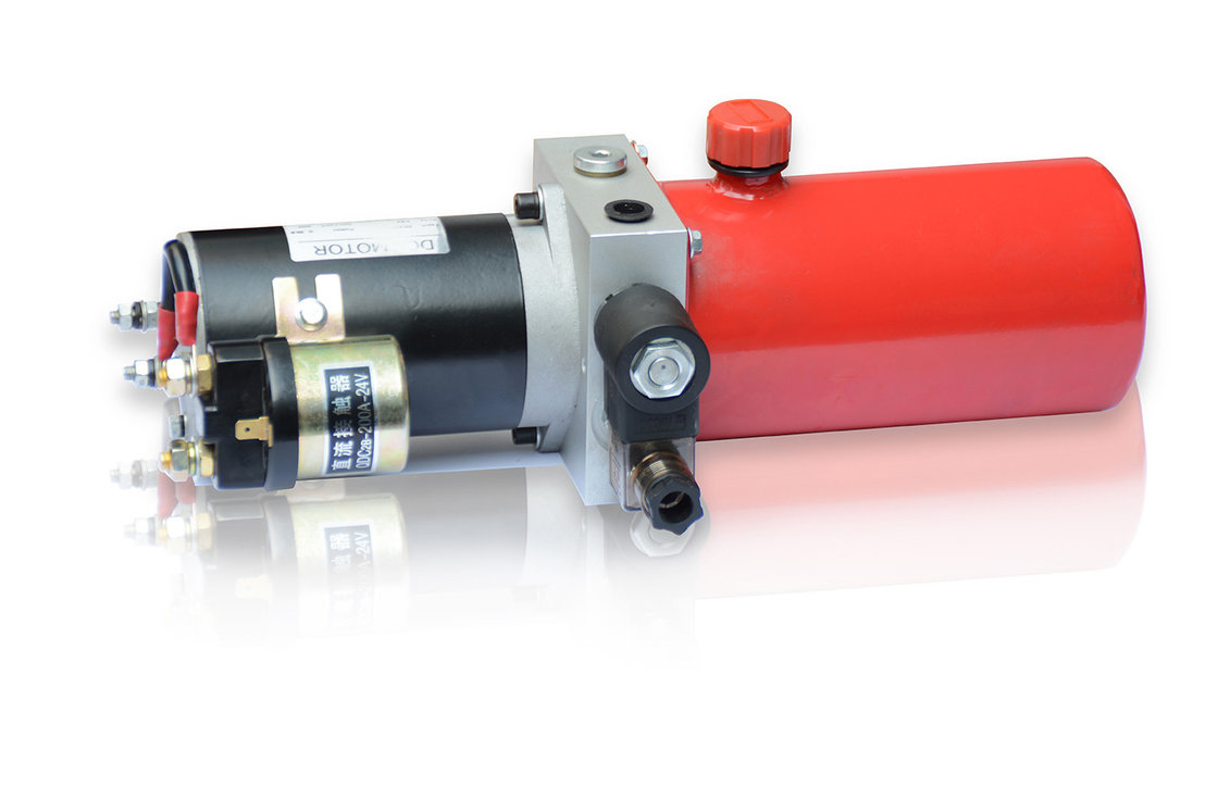 12V 24V DC Hydraulic Power Unit Pack , Pallet Truck 1 Hp Hydraulic Power Unit
