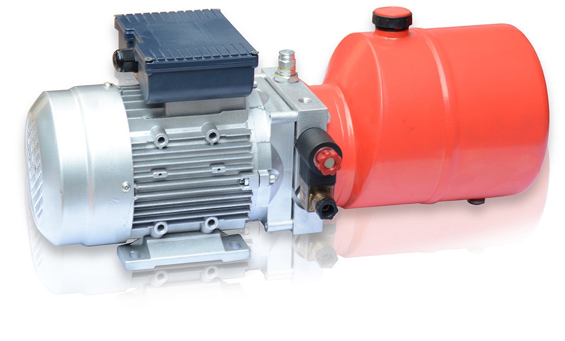 Electric Work Platform Small Hydraulic Power Pack 220 Volt 0.75 KW G1/4'' Oil Port