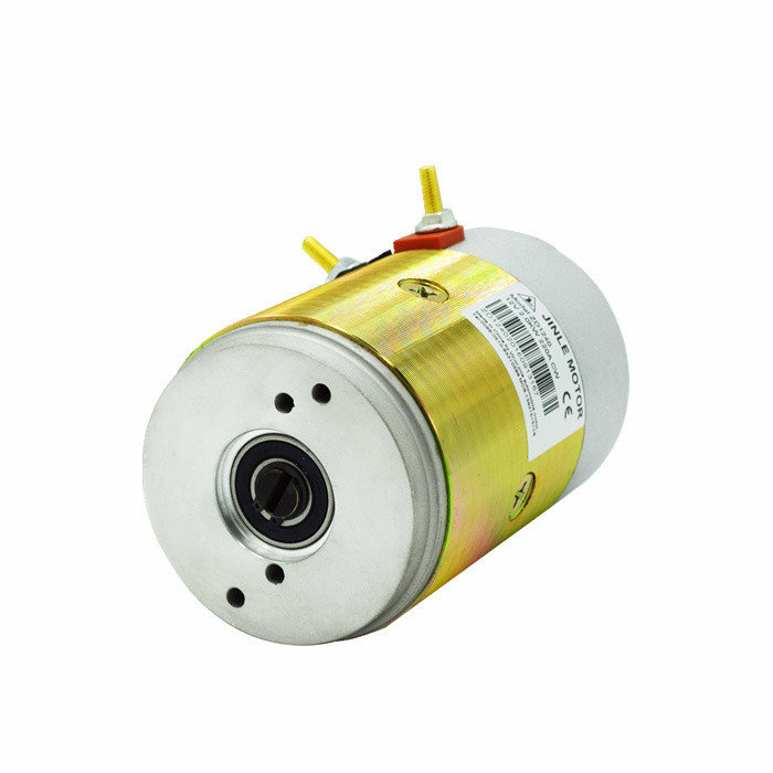 1600W Brushed Hydraulic DC Motor 12 V Golden Color 6N.M Torque For Tail Gate