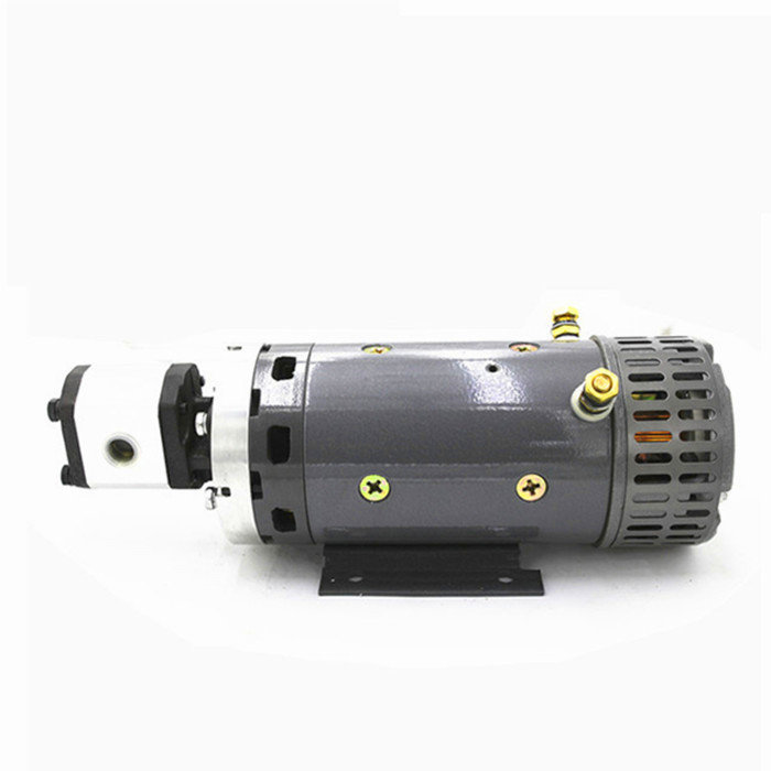 3100Rpm Hydraulic DC Motor , Hydraulic Pump Motor 24 V CW Rotation With Gear Pump