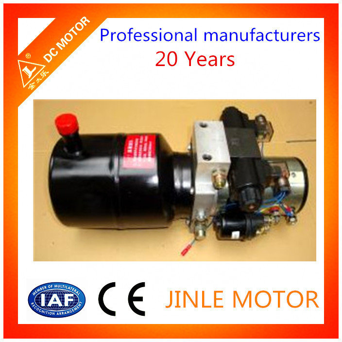 24 Volt DC Hydraulic Power Unit 2000W 2500 Rpm 6L Oil Tank For Tail Gate Lift