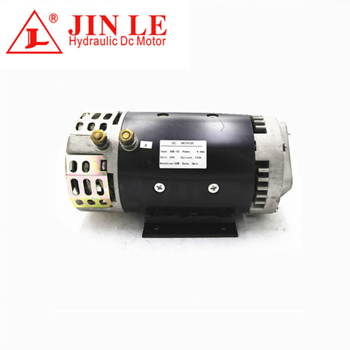 142mm XQD-3C DC Electric Hydraulic Motor 24V 4KW For Aerial Platform Truck