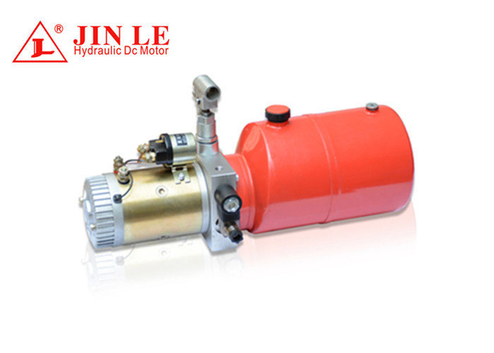 Tipper Trailer DC 12v Hydraulic Power Unit 1.6KW Round Reservoir 200A Contactor